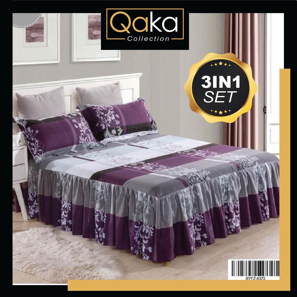 CADAR ROPOL SET (3IN1) BEDSHEET CLASSIC ELEGANT KING & QUEEN | READY ...