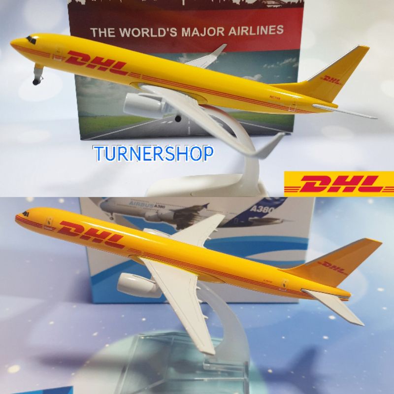 DHL Airlines B757-200 Aircraft Model Die-cast Metal Airplane | Shopee ...