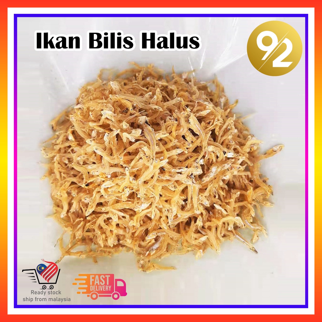 🐟92ECO Ikan bilis halus ori tempatan ganu 100G-500G | Shopee Malaysia
