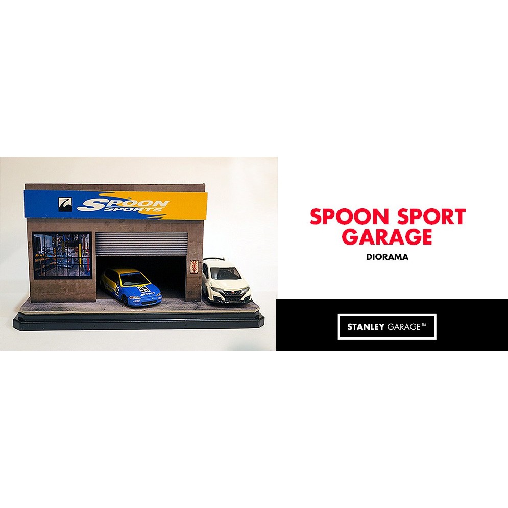 1/64 Spoon Sport Garage Diorama | Shopee Malaysia