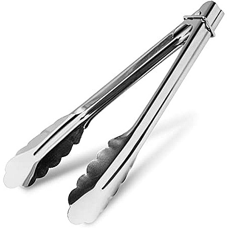 Thick Stainless Steel Tong 28.5cm /38cm Salad BBQ Cooking Food Serving ...