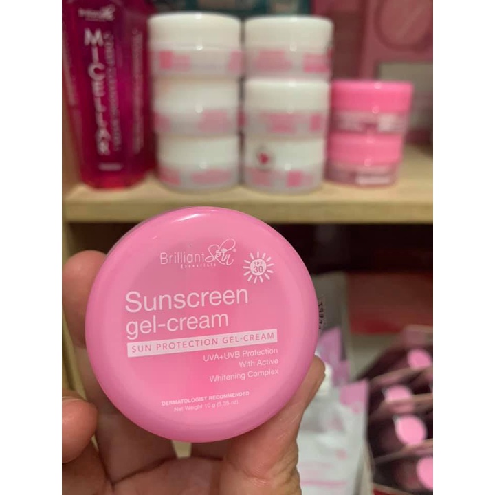 BRILLIANT SKIN SUNSCREEN GEL-CREAM 10G | Shopee Malaysia