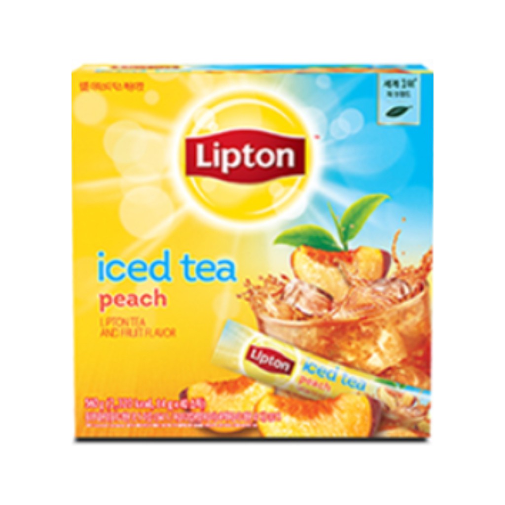 [LIPTON] Iced Tea Peach Lemon Flavor Powder 560g (14gx40T) Korea Best ...