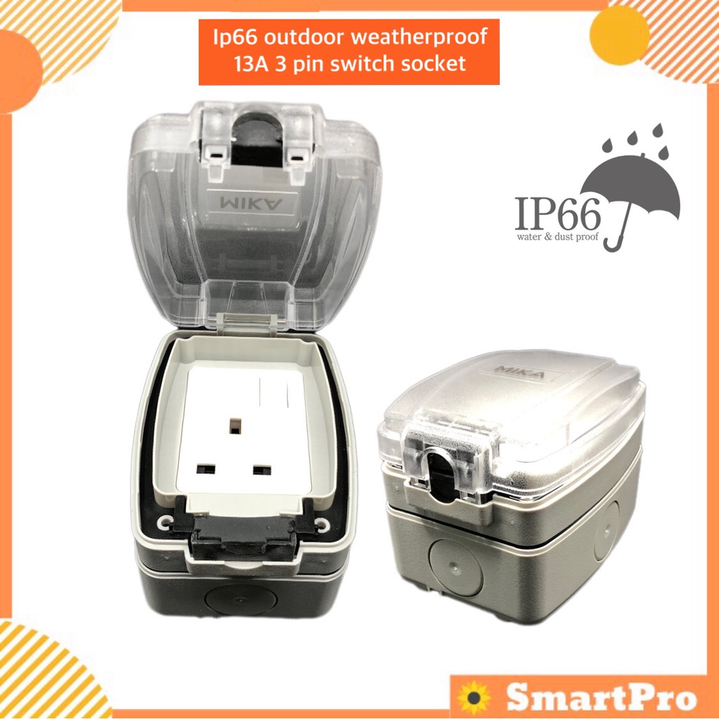 Heavy duty IP66 MK9336 Weatherproof Waterproof outdoor Trailing ...