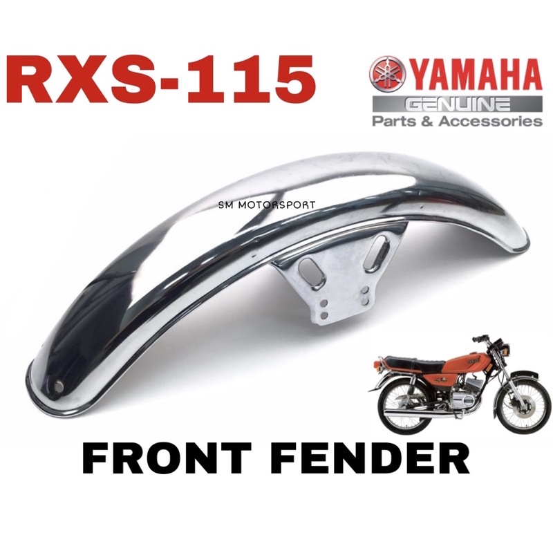 YAMAHA RXS-115 FRONT FENDER CHROME IRON BESI HIGH QUALITY | Shopee Malaysia