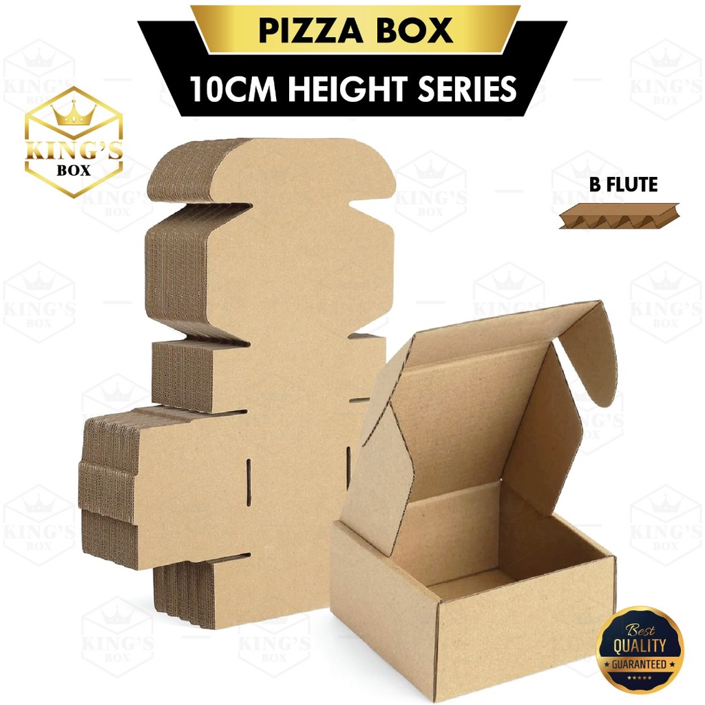 Pizza Box Carton Box Packing Box Packaging Box Kotak - Height 10CM ...