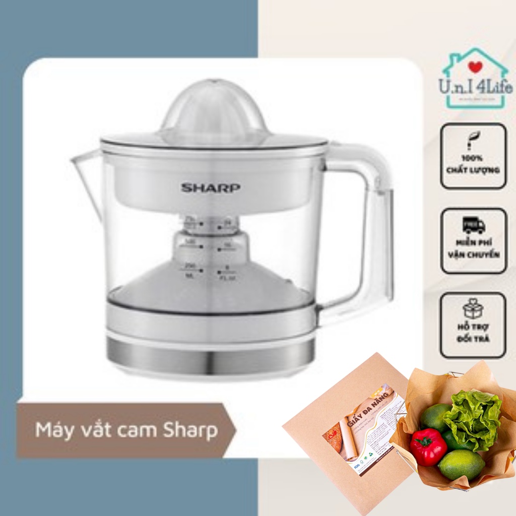 Sharp Orange Juice Extractor 40W (0.75L) White | Uni 4Life | Shopee ...