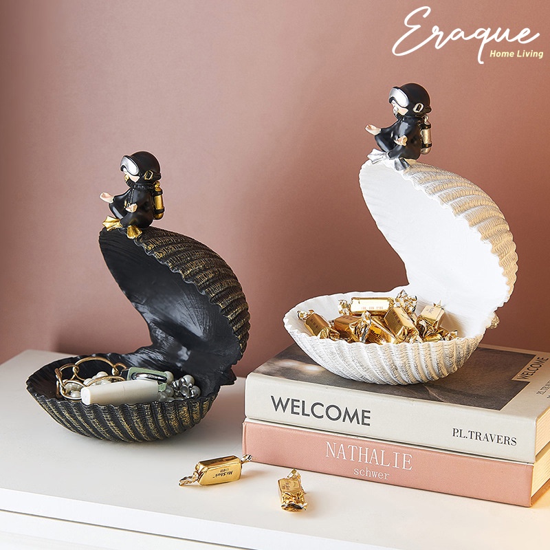 Seaman Shell Tray / Ornament Display Decorative Container Nordic Key ...