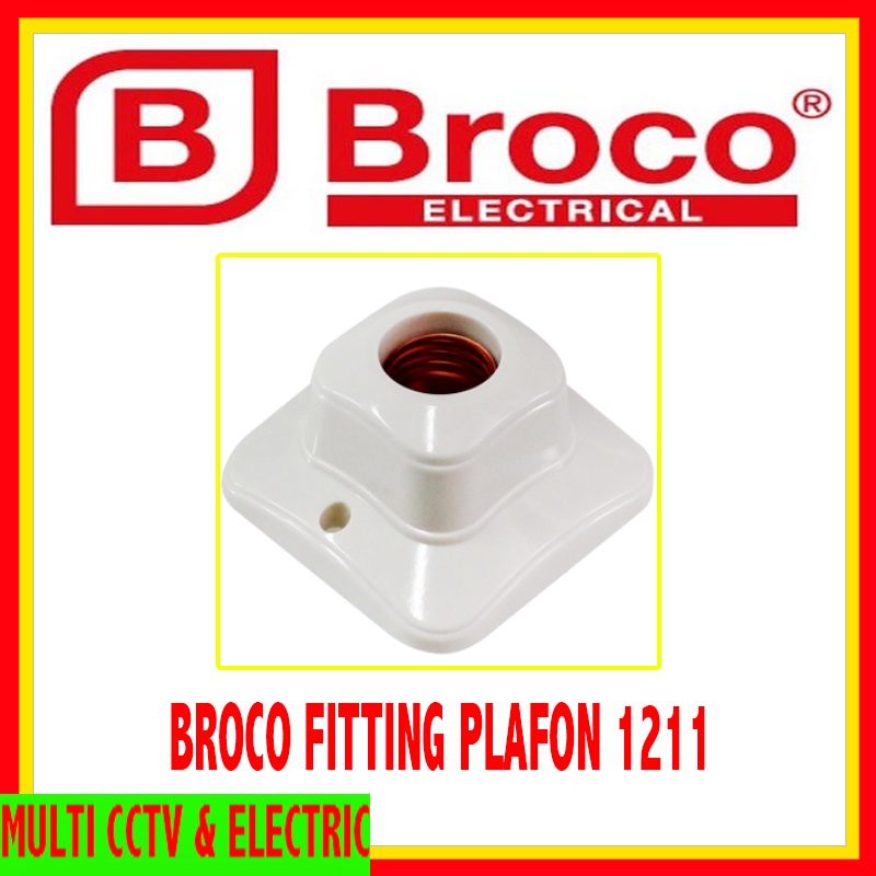Broco 1211 Ceiling Lamp Holder - E27-READY Fittings | Shopee Malaysia