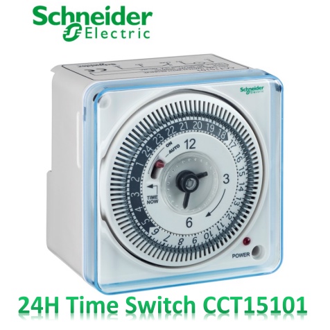 SCHNEIDER 24h Time Switch CCT15101 equvalent hager eh711 | Shopee Malaysia