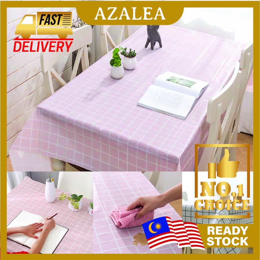 Waterproof Tablecloth Minimalist Nordic Style Alas Meja Makan Tebal ...