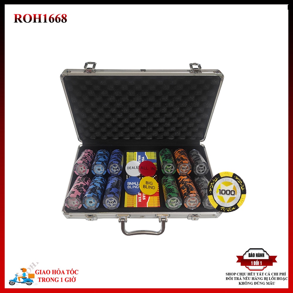 Texas Holden Premium Poker Chip Set PK 7 series | Shopee Malaysia