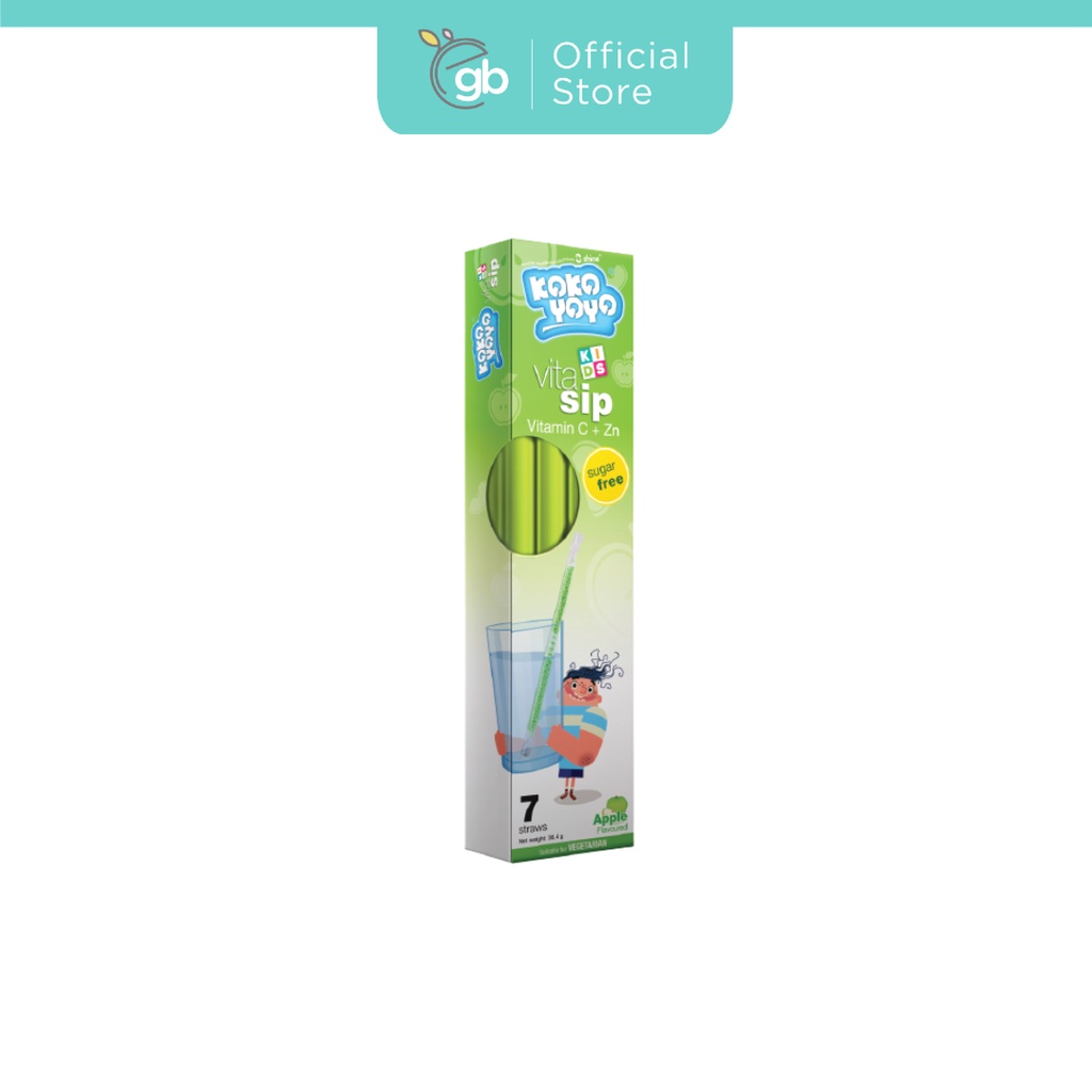 Kokoyoyo VitaSip Vitamin C+Zn (Apple) (7/box) | Shopee Malaysia