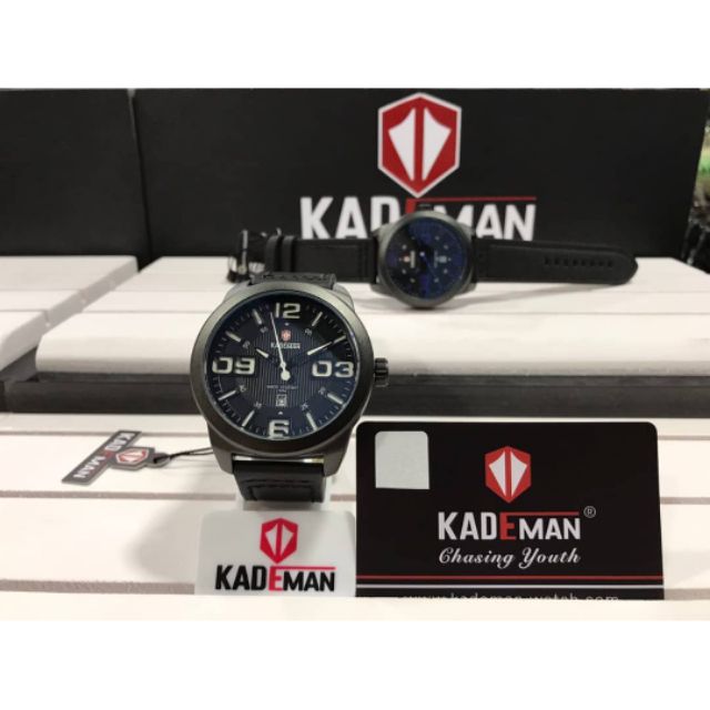 KADEMAN ORIGINAL BRAND WATCH (Black White) | Shopee Malaysia