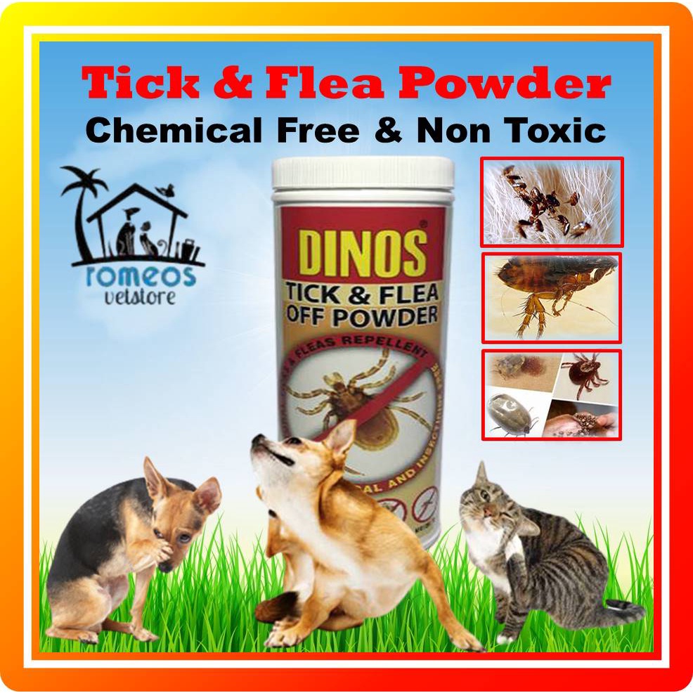 🔥Best Choice🔥 Pet Tick Flea Powder Drop Eliminates Ticks Fleas Cat Dog ...