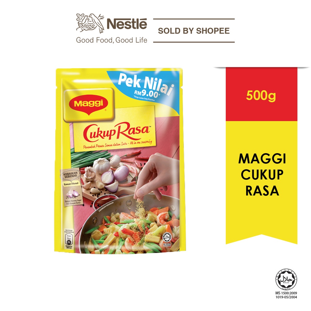 MAGGI Cukup Rasa All-in-One Seasoning 500g (Halal) | Shopee Malaysia