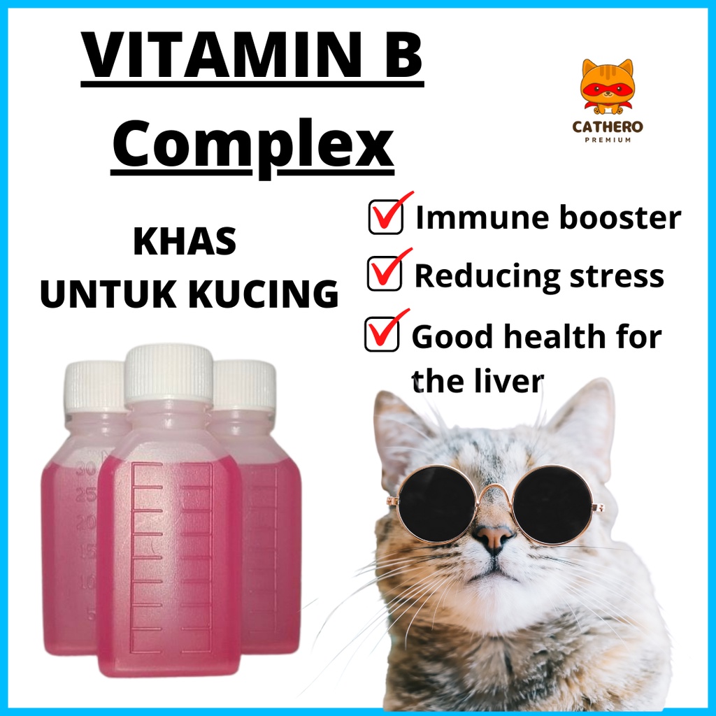 CATHERO Vitamin B Complex - Menguatkan Immune system RAWAT KURAP ...