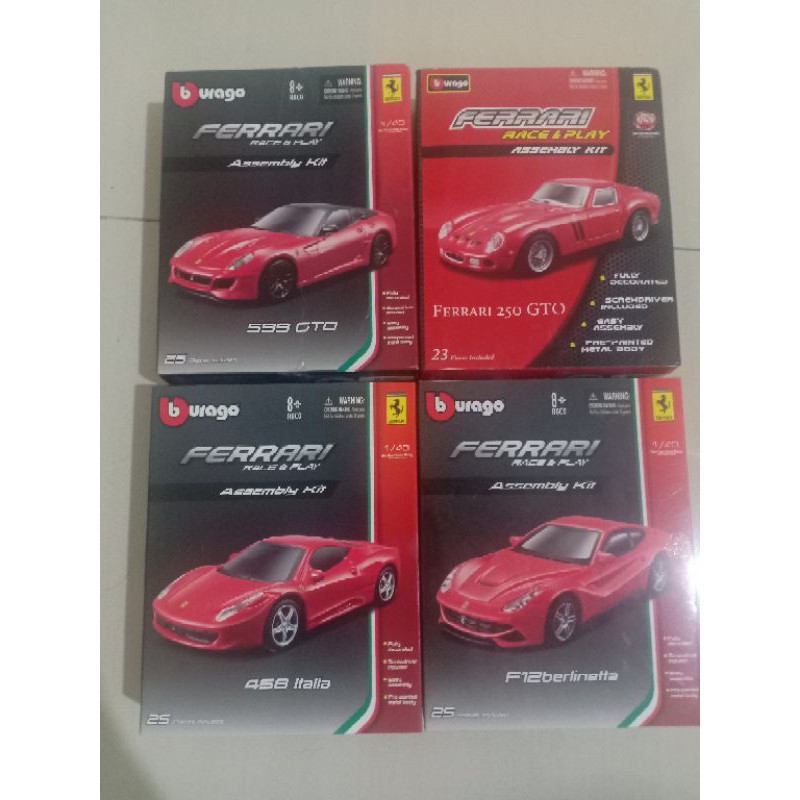 Bburago Ferrari Race & Play Assembly Kit | Shopee Malaysia