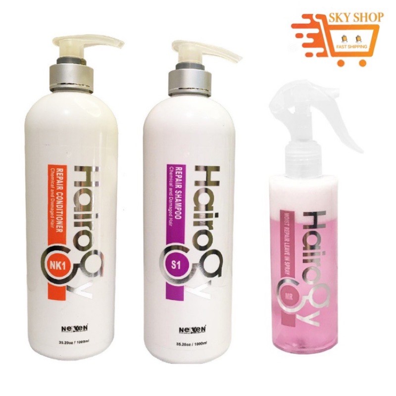 Nexxen S1 Shampoo + Nk1 Conditoner + Leave In Spray (set) | Shopee Malaysia