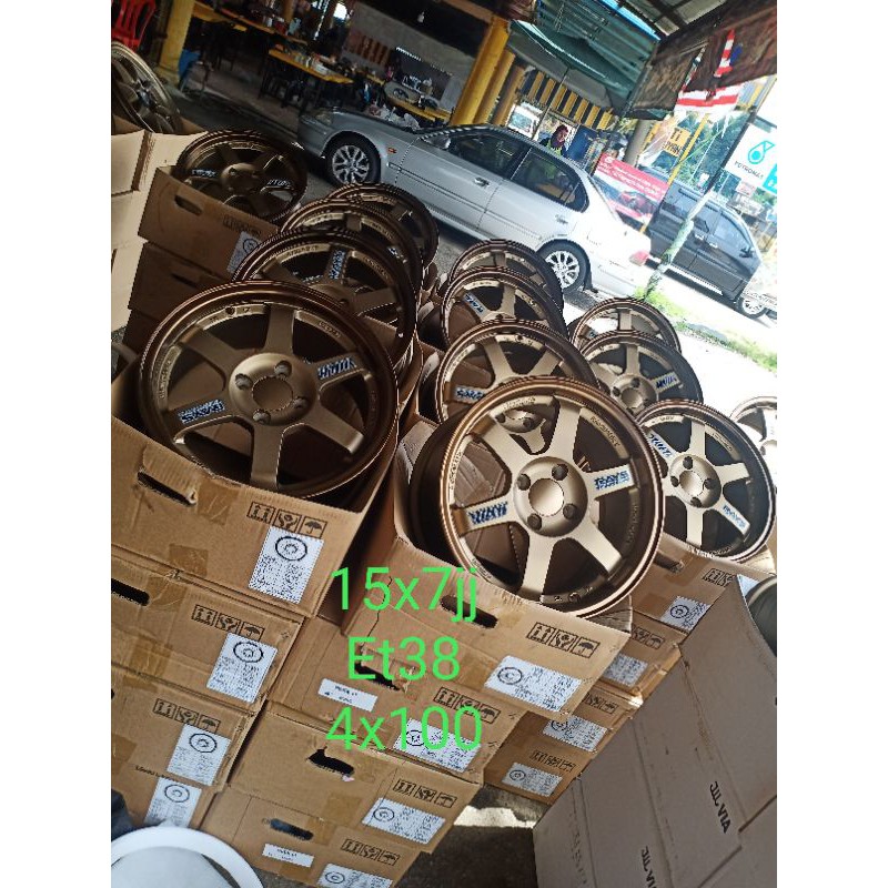 Rim te37 15x7jj thai | Shopee Malaysia