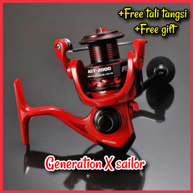 🇲🇾(Ready Stock) Fishing Reel Lizard Assault AST 1000 dan AST 3000 max ...