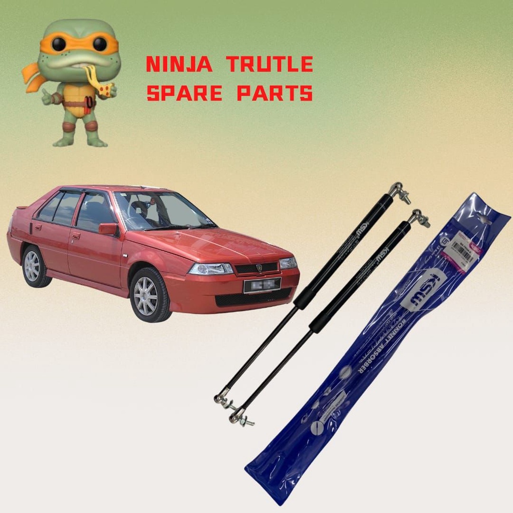 PROTON SAGA AEROBACK Rear Boot Absorber / Rear Bonnet Absorber / Rear ...