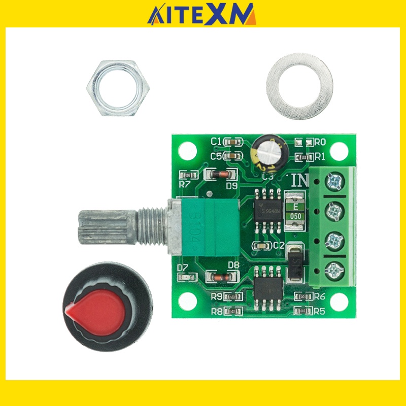 DC 1.8V 3V 5V 6V 12V 2A PWM Motor Speed Controller Low Voltage Motor ...