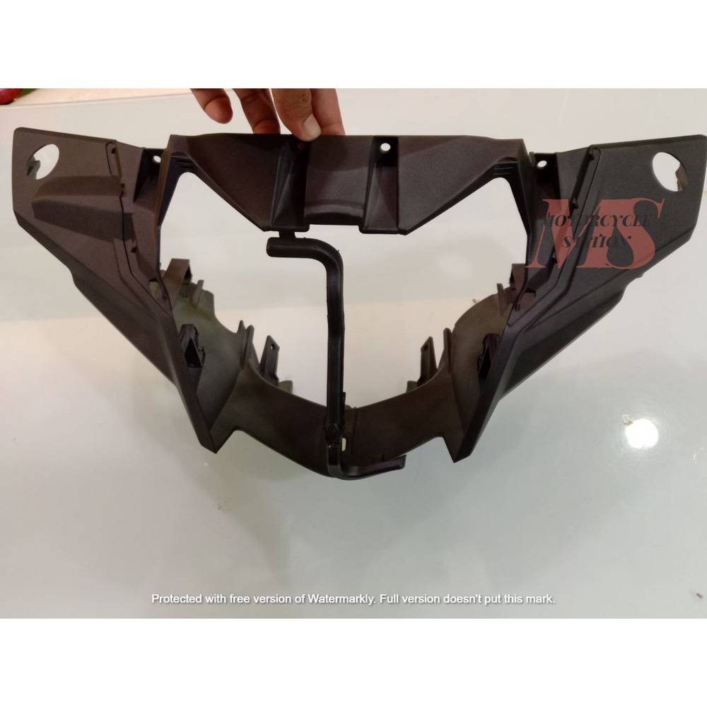 [100% ORIGINAL] SYM VF3i FRONT HANDLE COVER HEADLAMP MATT GREY VF3 185 ...
