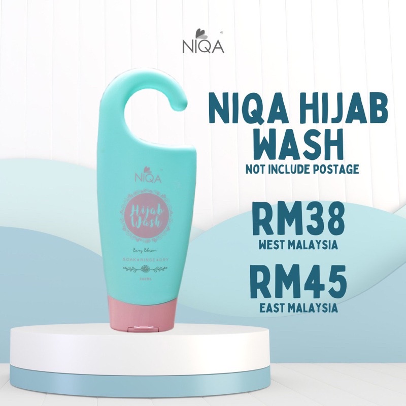 NIQA HIJAB WASH PENCUCI TUDUNG Hilang Minyak Free MEASURING CUP ...