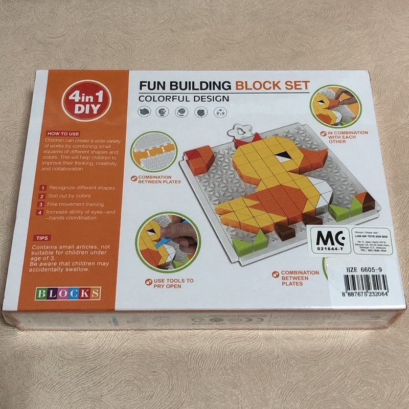 4 in 1 Kids Colourful Creative Educational Problem Solving Fun Building ...