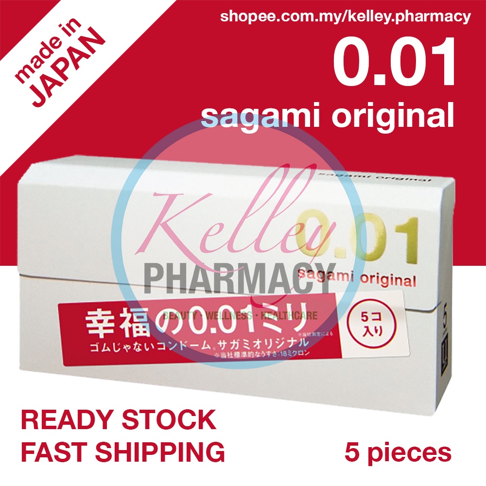Sagami Original 0.01 Japan Condom 5 / 2 pieces 001 保险套 避孕套 | Shopee ...