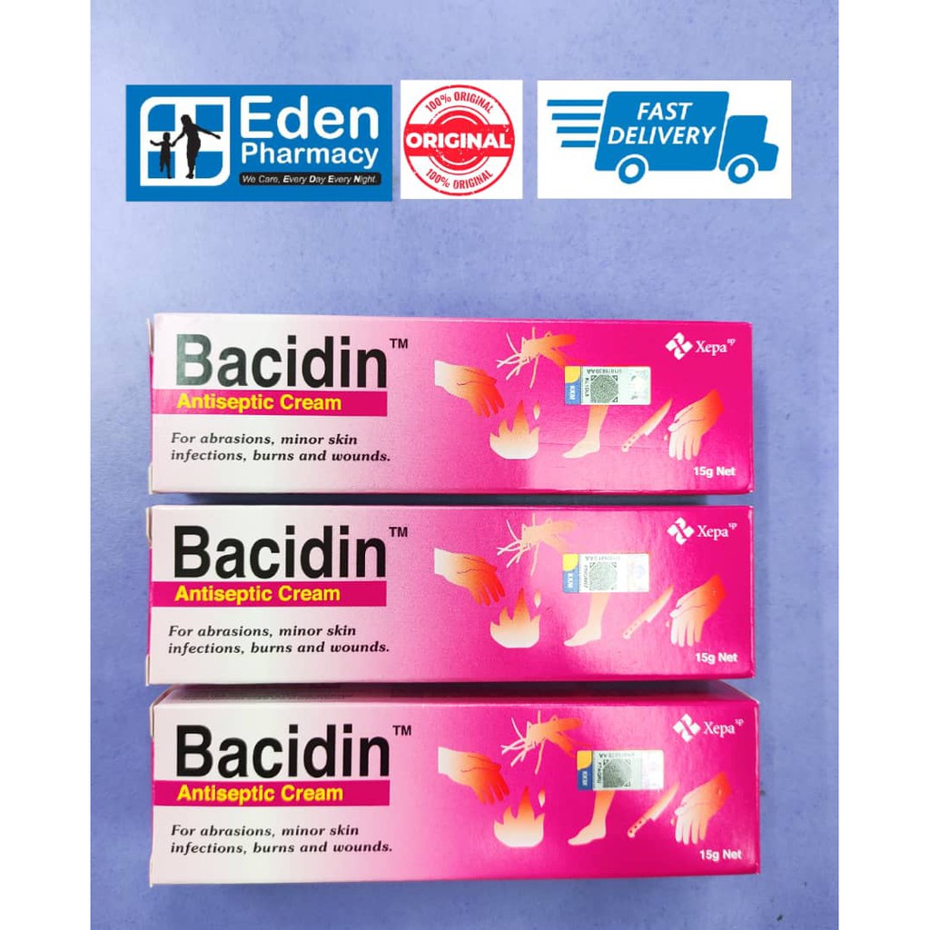 Xepa Bacidin antiseptic cream ( Antiseptik krim ) 15g | Shopee Malaysia