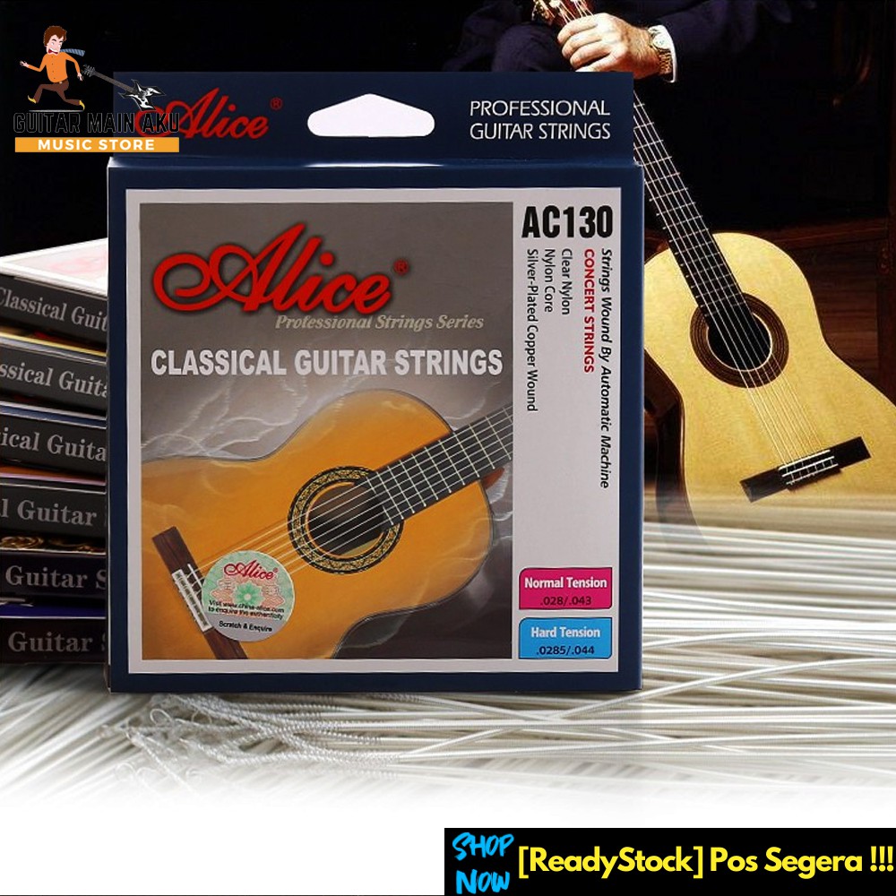 🎼Pos Segera🎸 Alice AC130 Classical - nylon guitar string | Shopee Malaysia