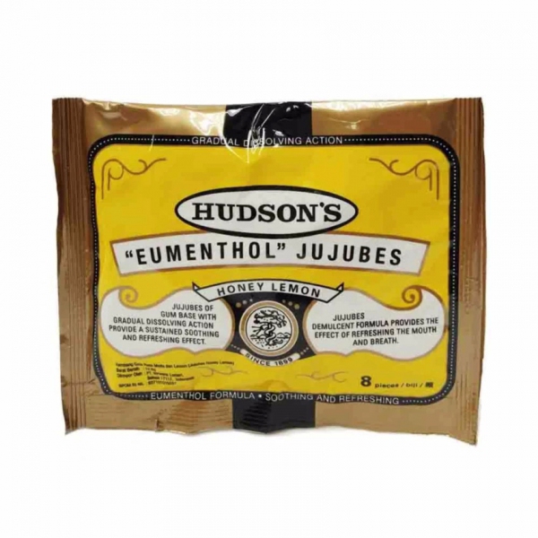 Hudson's "Eumenthol" Jujubes Honey Lemon (8's/pack) | Shopee Malaysia