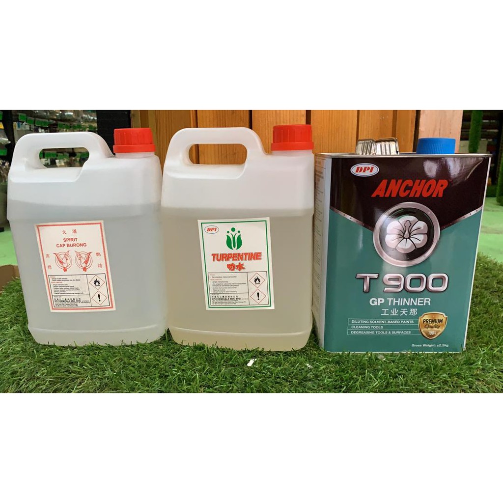 Turpentine | Thinner | Spirit ( 1Gallon 2kg) | Shopee Malaysia