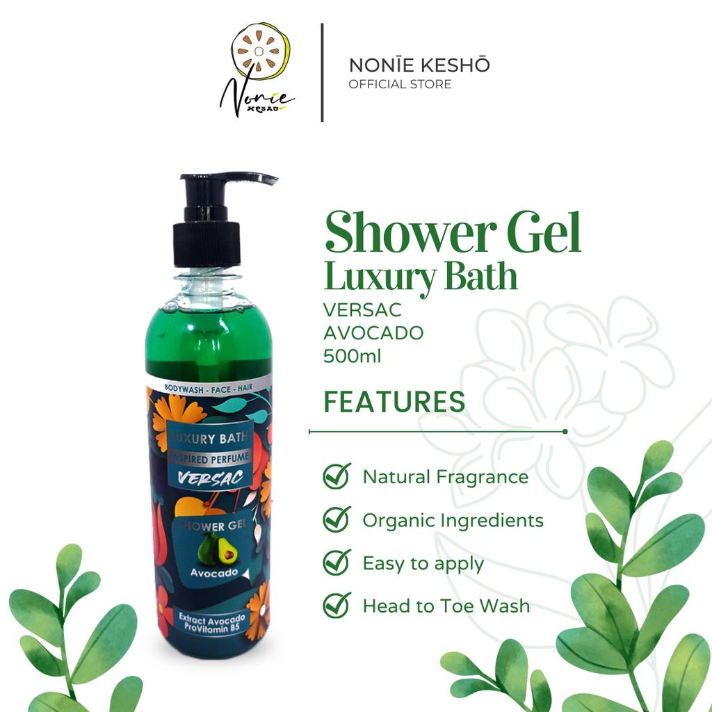 PSGV Shower Gel Luxury Bath Versac Avocado 500ml 150ml | Shopee Malaysia
