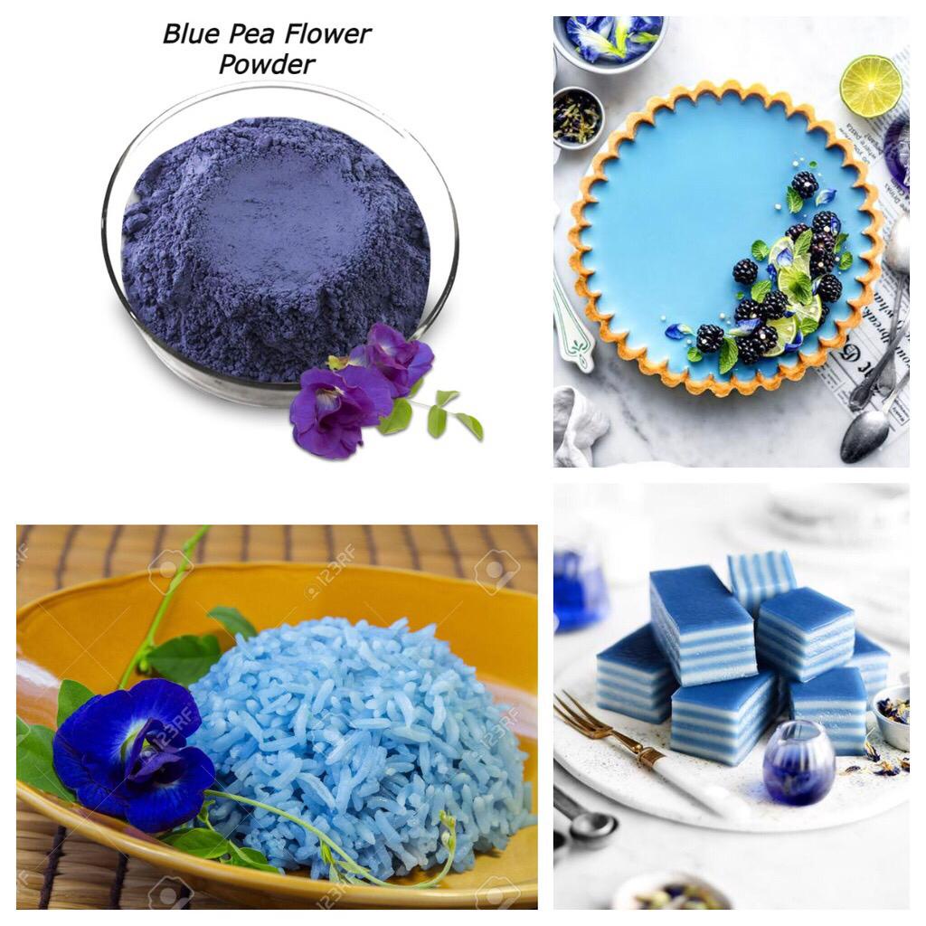 25g Organic Blue Butterfly Pea Powder / SerbukBunga Telang Kering ...