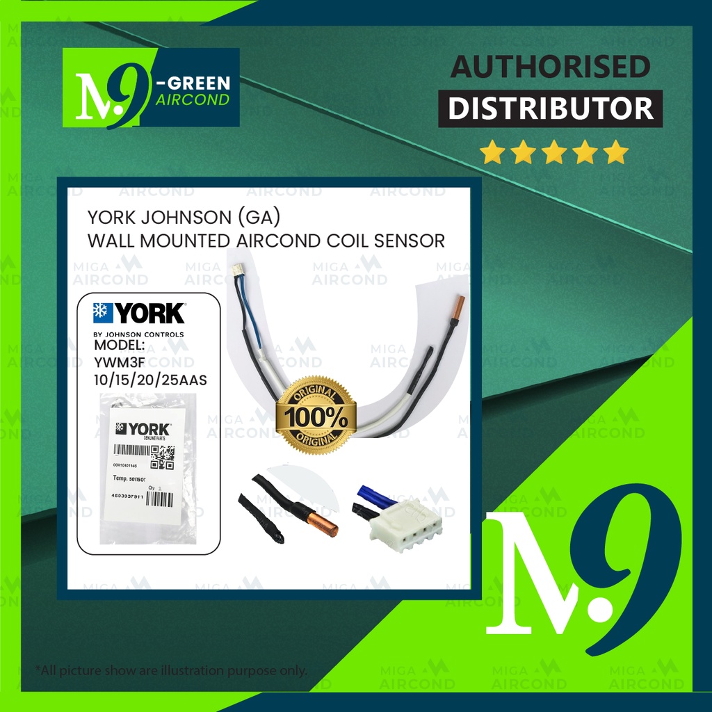[100% ORIGINAL] YORK JOHNSON CONTROL Ceiling Cassette/Wall Coil Sensor ...