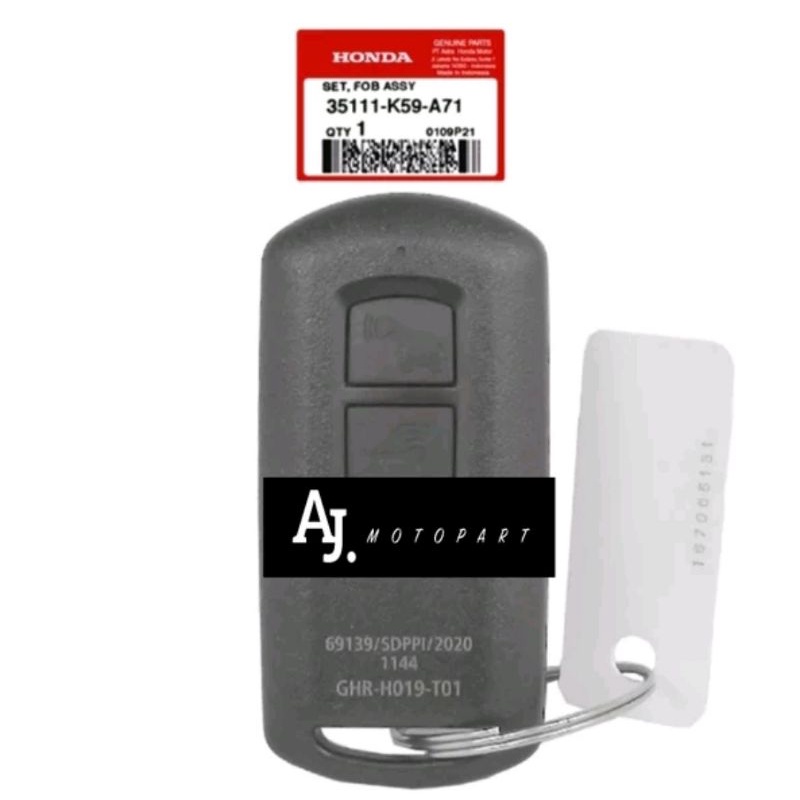 35111-K59-A71 Remote K2F Scoopy Prestige 2021-2023 VARIO 150J 2018-2022 ...