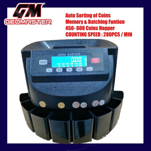 GEOMASTER C448 Coin Counter , Coin Sorter , More Lasting Medium Usage ...