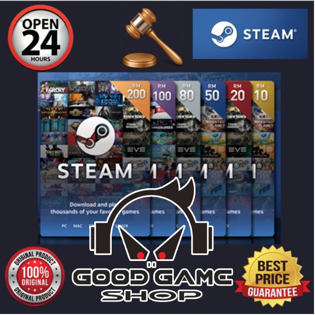 RM 10-RM20 Steam Wallet Code - Steam Wallet MYR20|50|100 - Steam Wallet ...