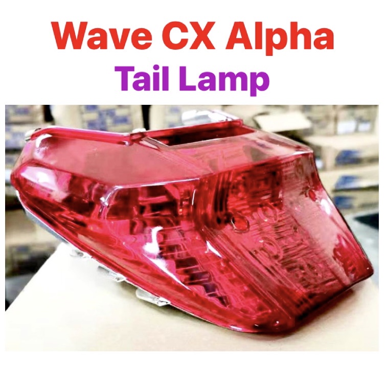 HONDA W-CX WAVE-CX TAIL LAMP (VISS) / WAVE110 CX WAVE CX ALPHA ALPHA110 ...