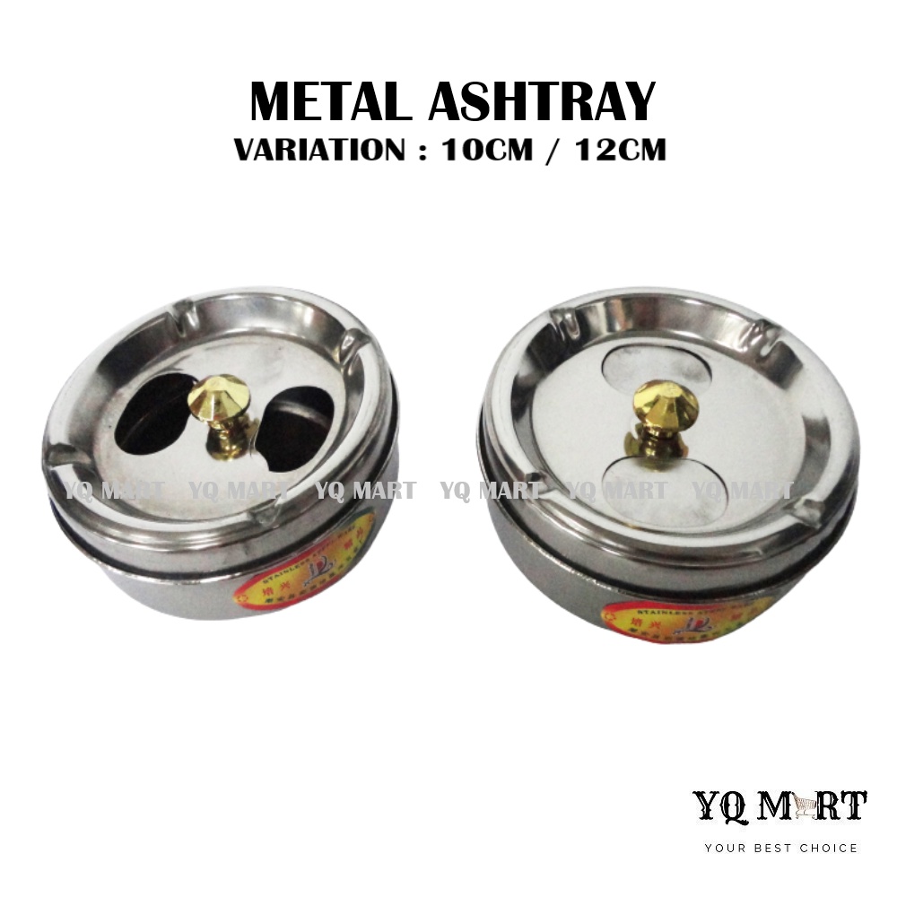 10CM/12CM Metal Ashtray/ Ashtray With Lid/ Windproof Ashtray/Cigarette ...