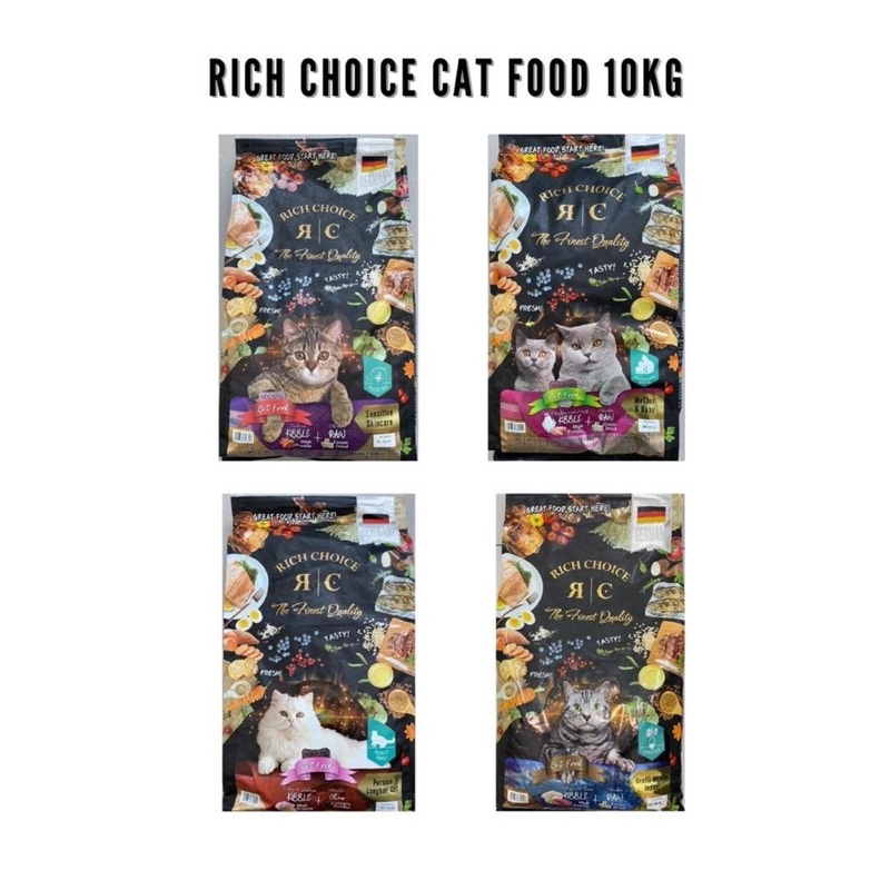 Free Gift Rich Choice Holistic Cat Food 10kg | Shopee Malaysia