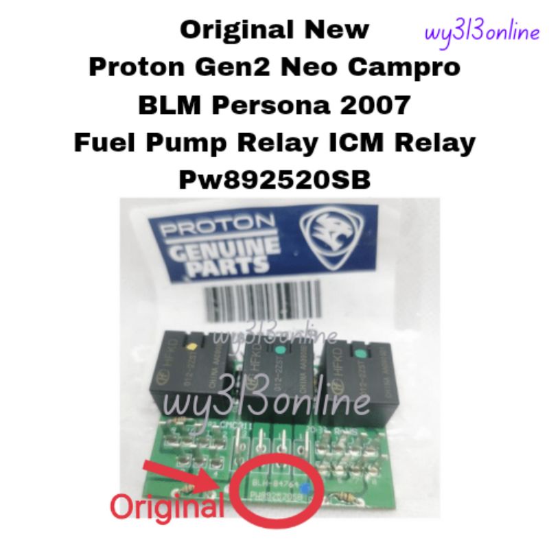 Original New Proton Gen2 Satria Neo Exora Persona BLM FLX Fuel Pump ...