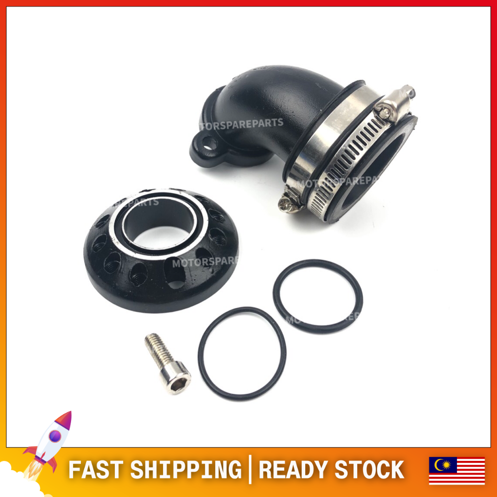 UNIVERSAL 28MM UFO TENGKUK INTAKE PIPE RACING EX5 WAVE100 CLASS1 DREAM ...
