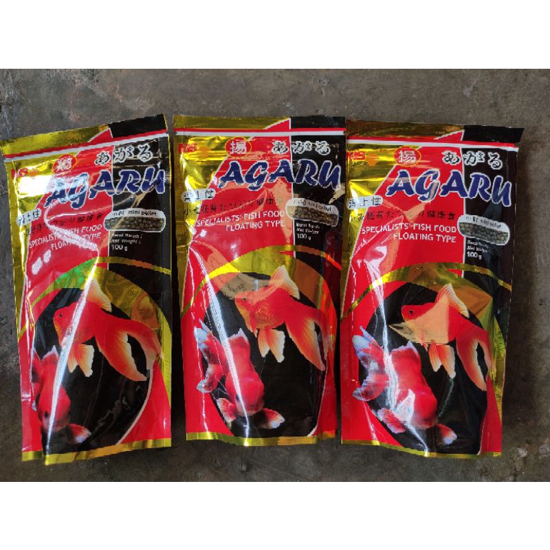 Agaru Pellets/floating Chef Food (floating) 100gr exp 2024 | Shopee ...