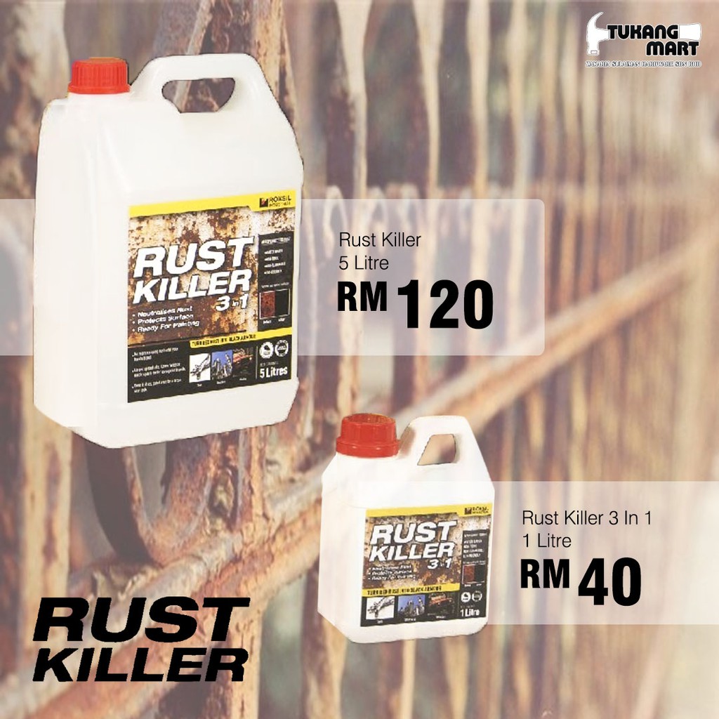 Roxsil Rust Killer 3 in 1 (5 litre) | Shopee Malaysia