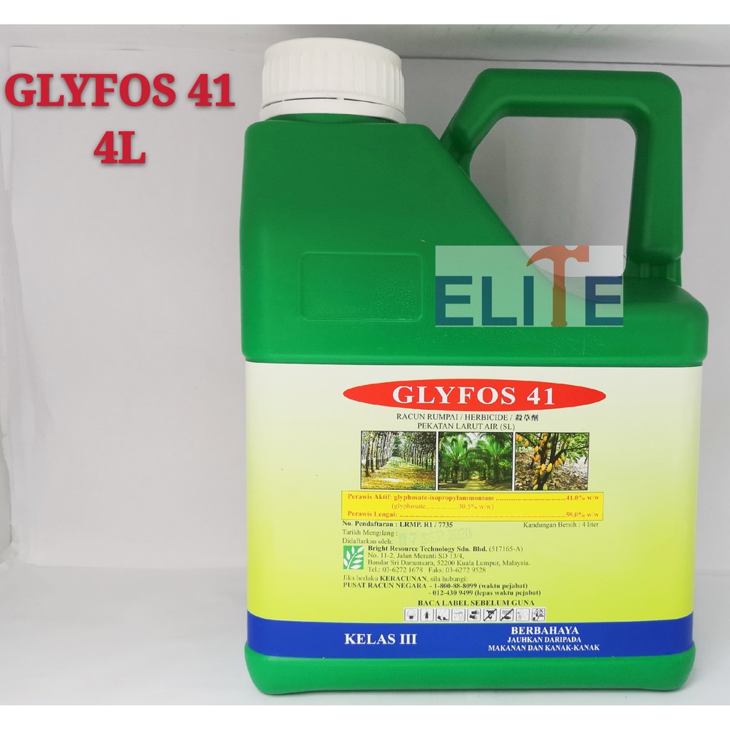 GLYFOS 41 Herbicide / Racun Rumpai - 1l & 4l | Shopee Malaysia