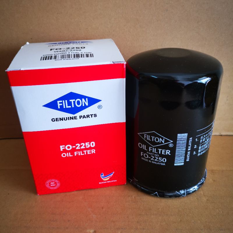Filton Hino Dutro Oil Filter FO-2250 15607-2250 (Filton) | Shopee Malaysia